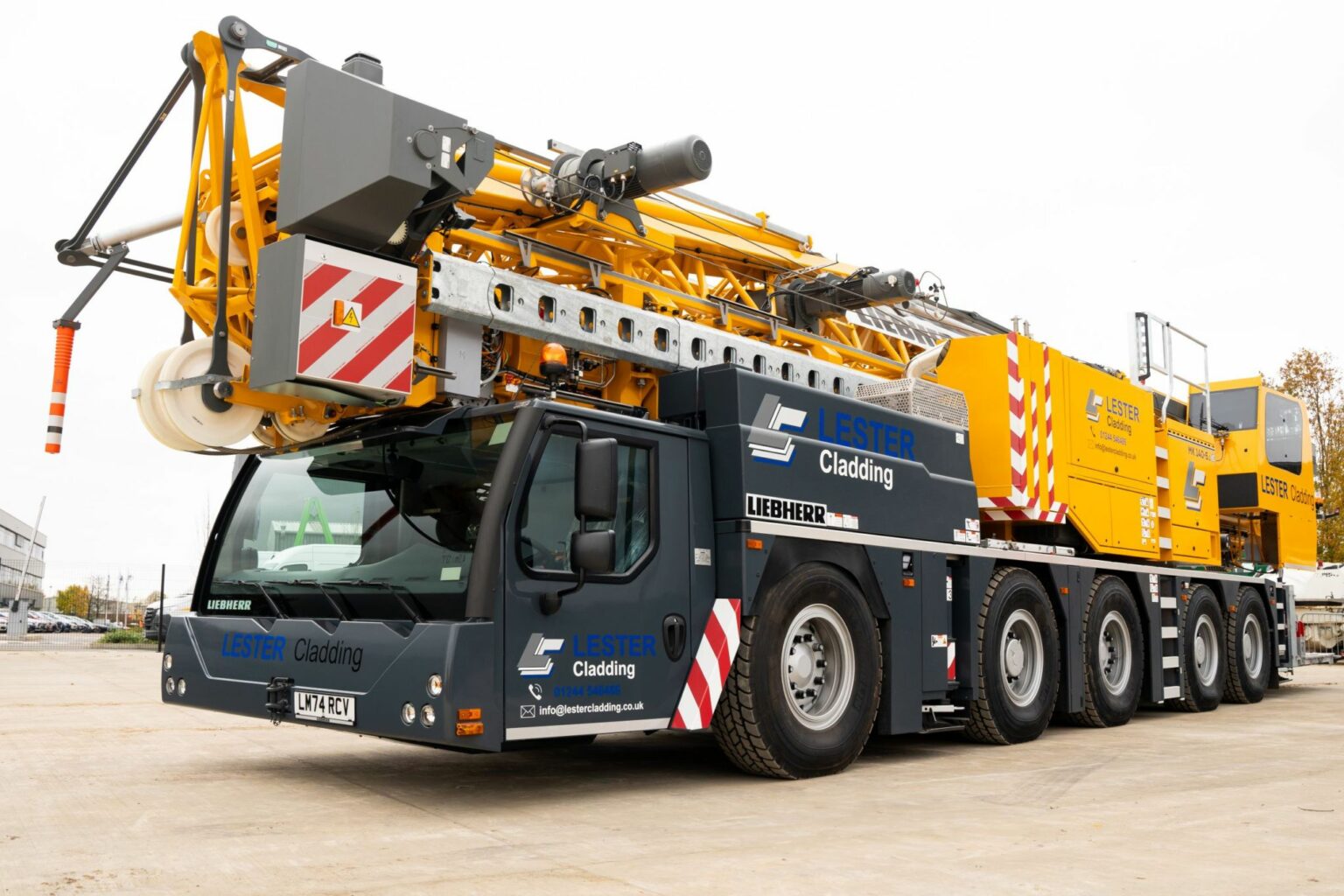 Liebherr MK140 5.1 Mobile Tower Crane - Lester Cladding Ltd